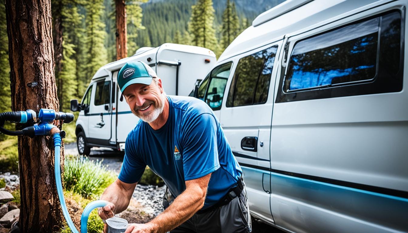 Refilling Your Fresh Water Tank While Camping